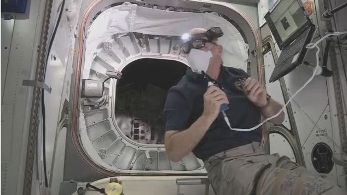 NASA Astronaut Enters ISS's Inflatable Module for the First | Space